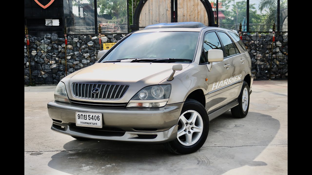 รถมือเดียว สภาพโครตจะดี Toyota Harrier V6 ขับสี่ ซันรูฟ ภายในเบส - YouTube
