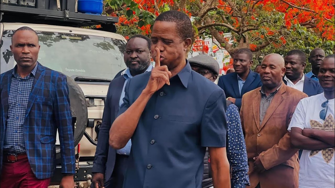 FORMER President Edgar Chagwa Lungu Meeting With The inspector General ...