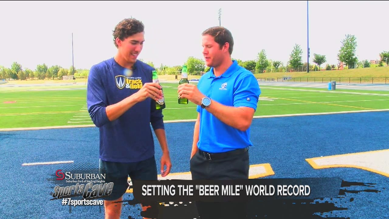 One-on-one with Beer Mile World Record holder Corey Bellemore - YouTube