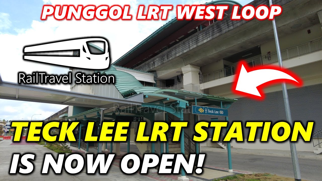TECK LEE LRT IS FINALLY OPEN! 🇸🇬🚆 Punggol LRT West Loop Punggol→Teck Lee - YouTube