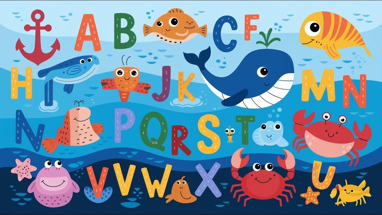 Learn The Sea Animal Alphabet | Sea Animals A to Z! 🐙 Fun & Educational ...