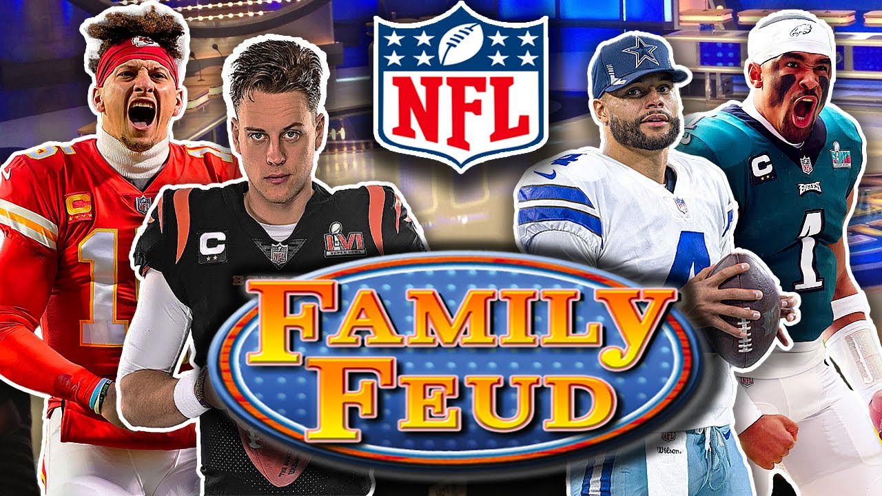 NFL QBs Play Family Feud | AFC VS NFC - YouTube