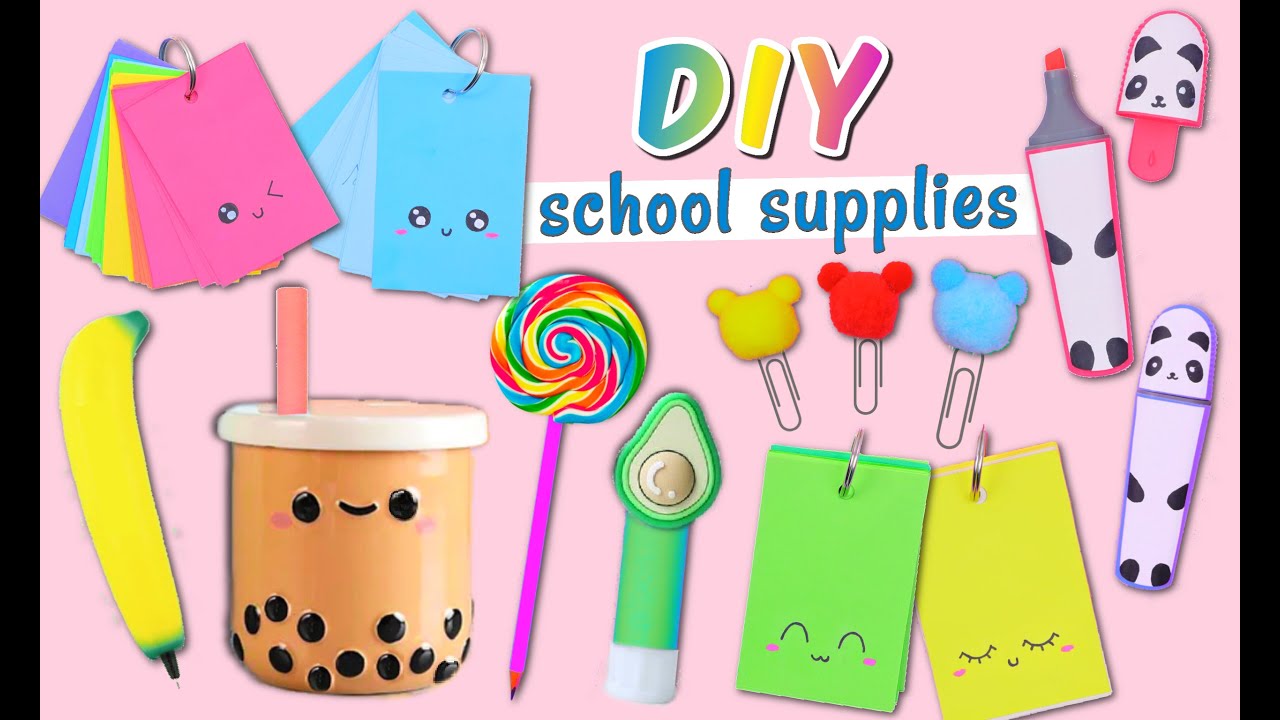 7 DIY CUTE SCHOOL SUPPLIES IDEAS EASY BACK TO SCHOOL DIY PROJECTS YOU 7-diy-cute-school-supplies-ideas-easy-back-to-school-diy-projects-you