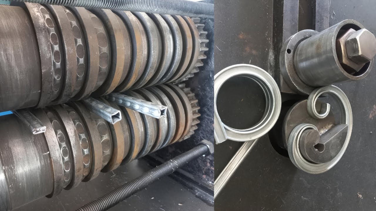 How to shape iron flowers all in one - YouTube