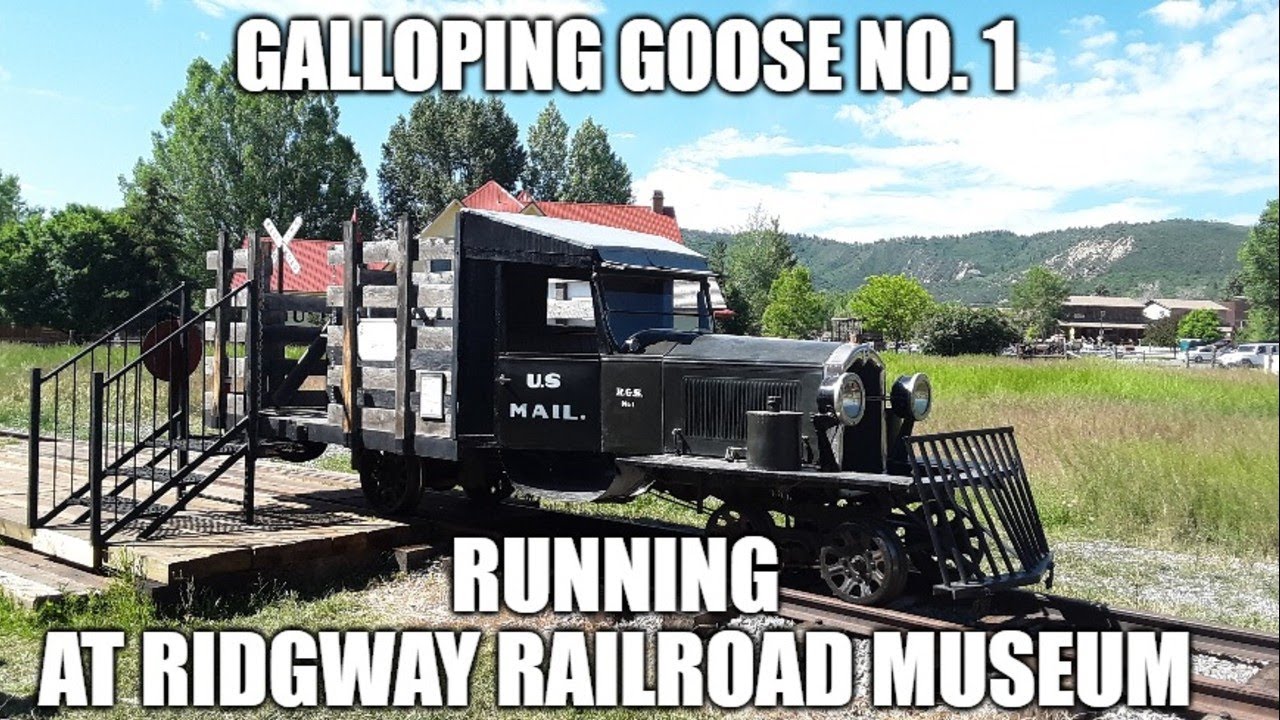 Galloping Goose #1 Replica Running At Ridgway, Colorado - YouTube