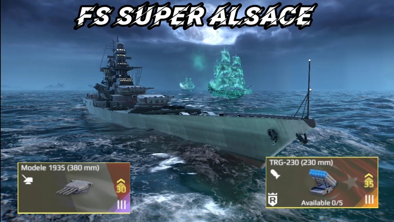 FS Super Alsace - New battleship in Modern Warships ! It's a monster 💀 ...