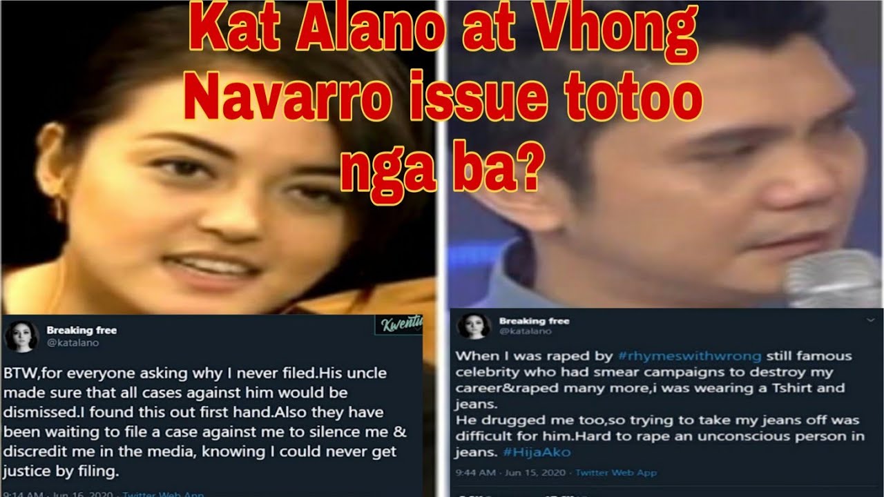 KAT ALANO TWITTER POST NA #RHYMSWITHWRONG SI VHONG NAVARRO NGA BA ANG ...