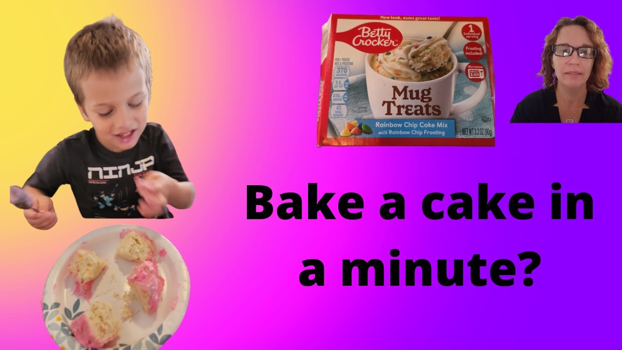 Bake a cake in a minute? With a cake from the dollar tree? - YouTube