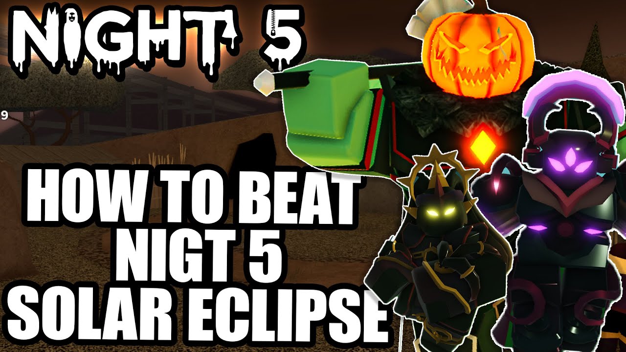 TDS: How to win NIGHT 5 in Tower Defense Simulator Roblox EVENT DAY 5 ...