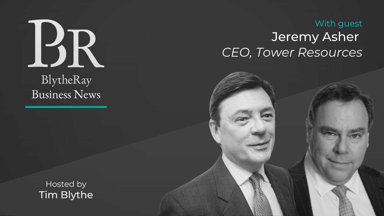 BR Business News: Jeremy Asher, Chairman and CEO, Tower Resources - YouTube