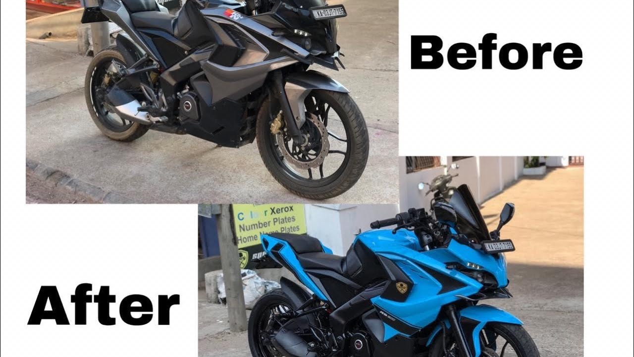RS200 Modified Bike||Concept Blue|| Speed Demonz - YouTube