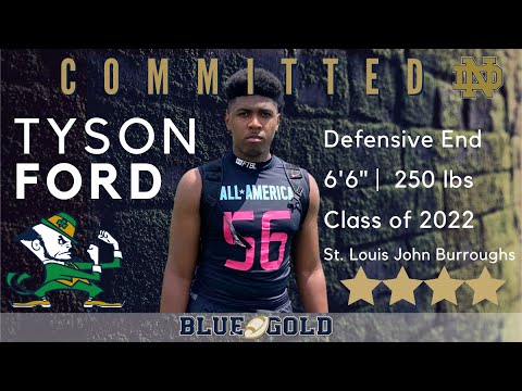 Four-Star Defensive End Tyson Ford Picks Notre Dame Over Oklahoma ...