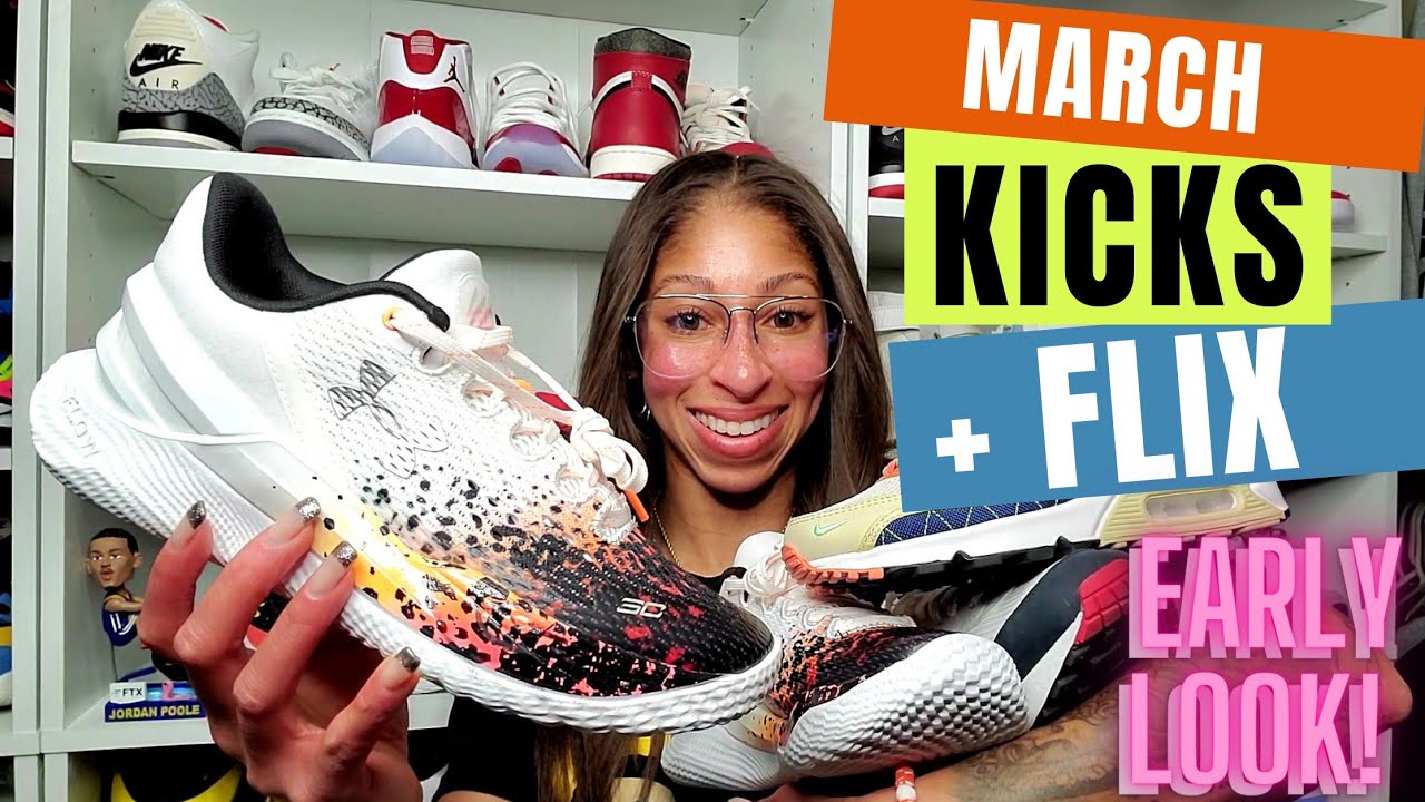 EARLY LOOK (Steph Curry 👀) + March AIR MAX Kicks & Flix (Creed, Scream ...