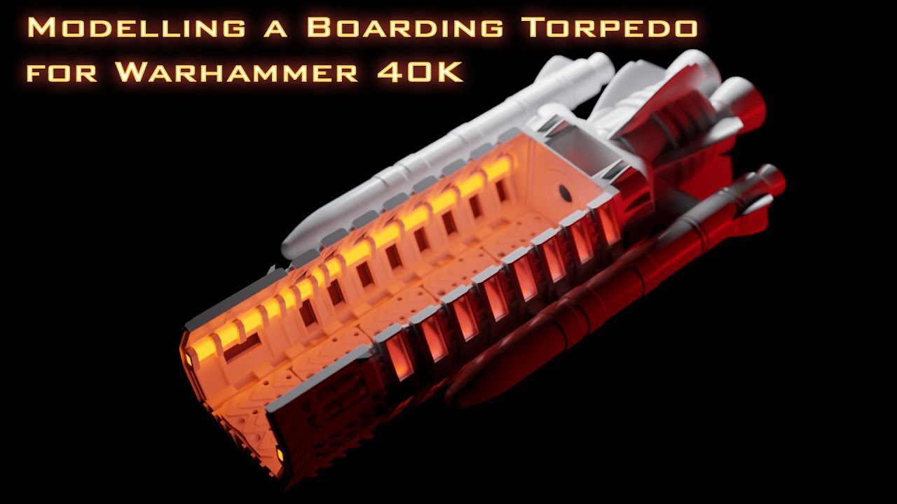 Modelling a Boarding Torpedo for Warhammer 40K - YouTube
