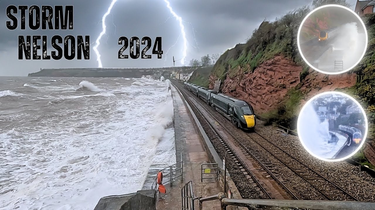 Storm Nelson ⚠️ | 1 day at Dawlish during Storm Nelson - YouTube