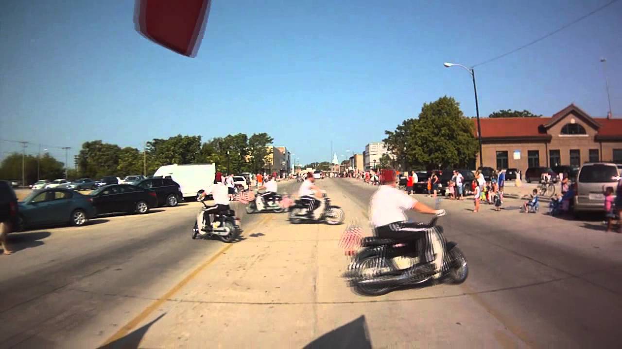 Ansar Cycle Patrol - July 4th Parade, Mattoon, Illinois - 2012 - YouTube