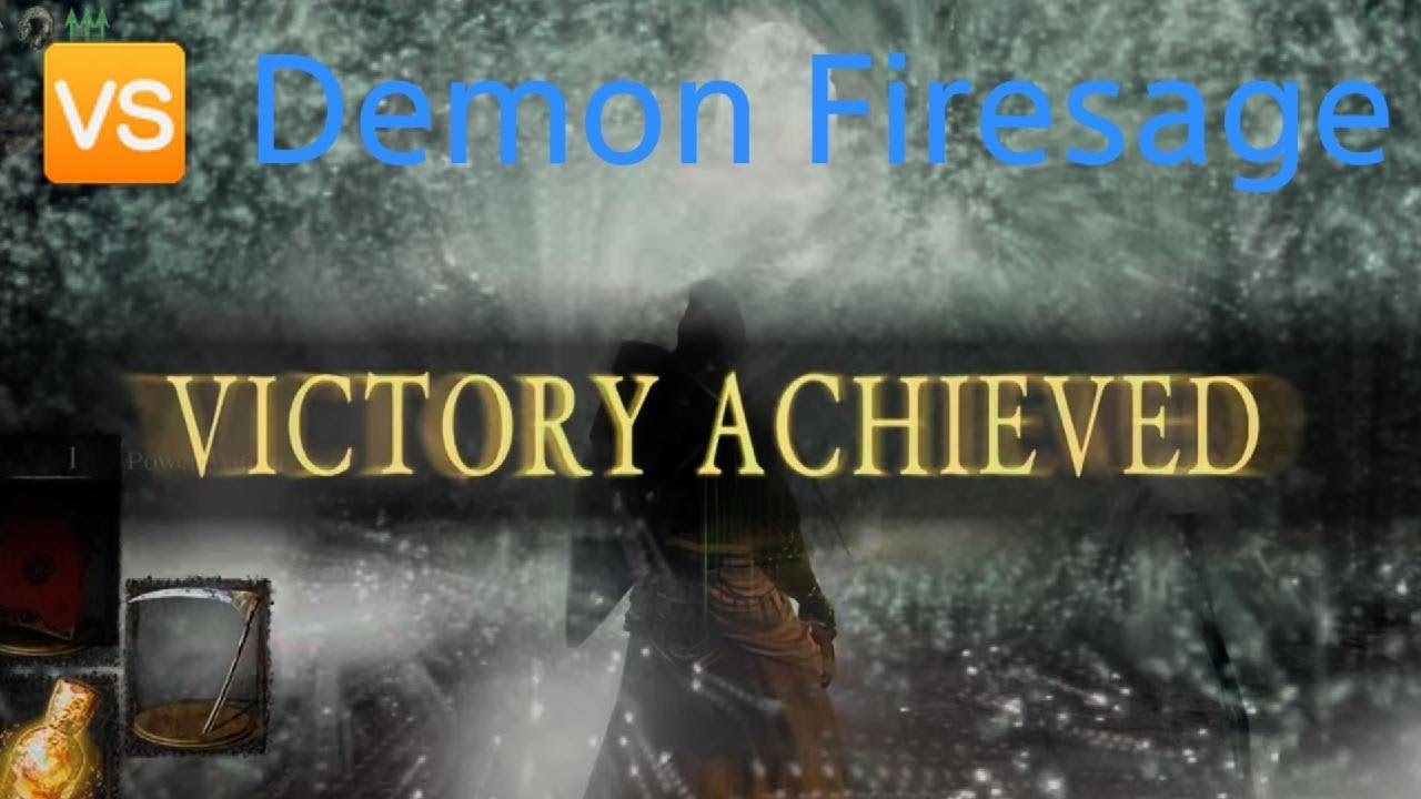 DARK SOULS: REMASTERED 🆚 Demon Firesage - YouTube