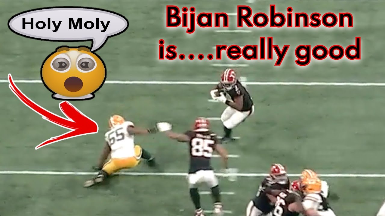 Bijan Robinson is...really good!! NFL Film Breakdown (Packers vs ...