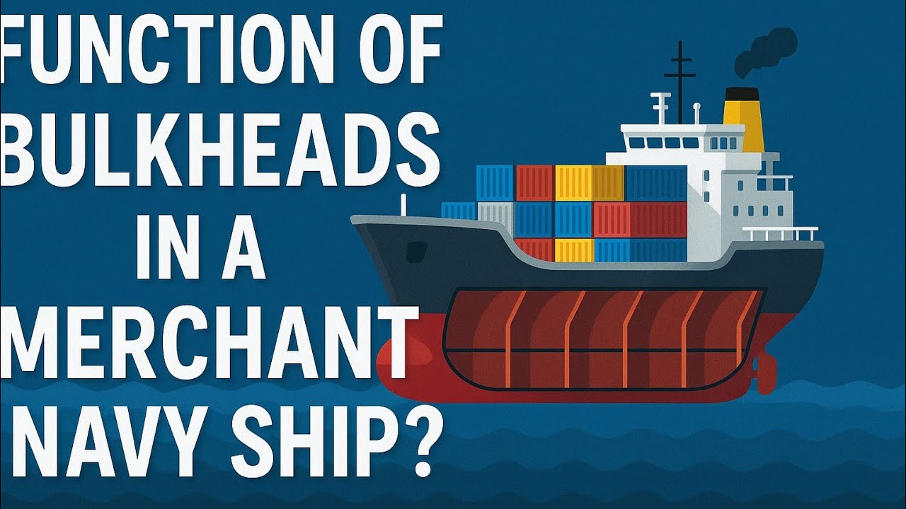 function of bulkheads in a merchant Navy ship ? - YouTube