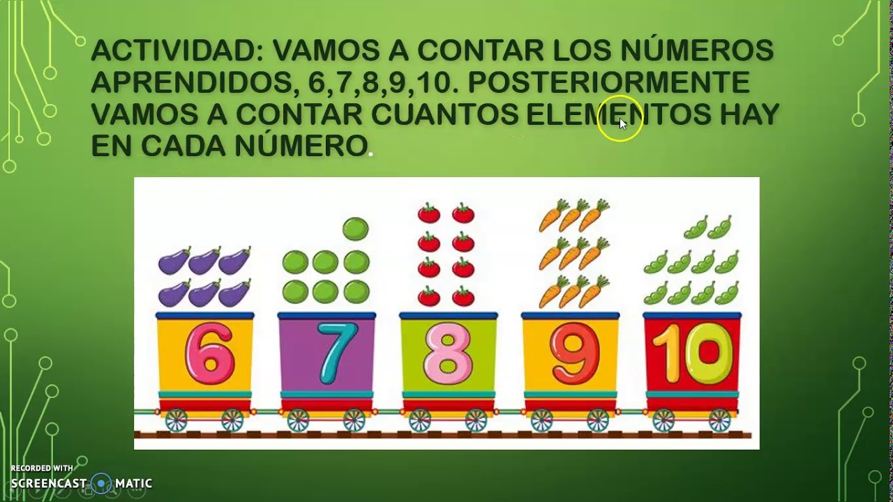 NÚMERO 6 AL 10 - YouTube