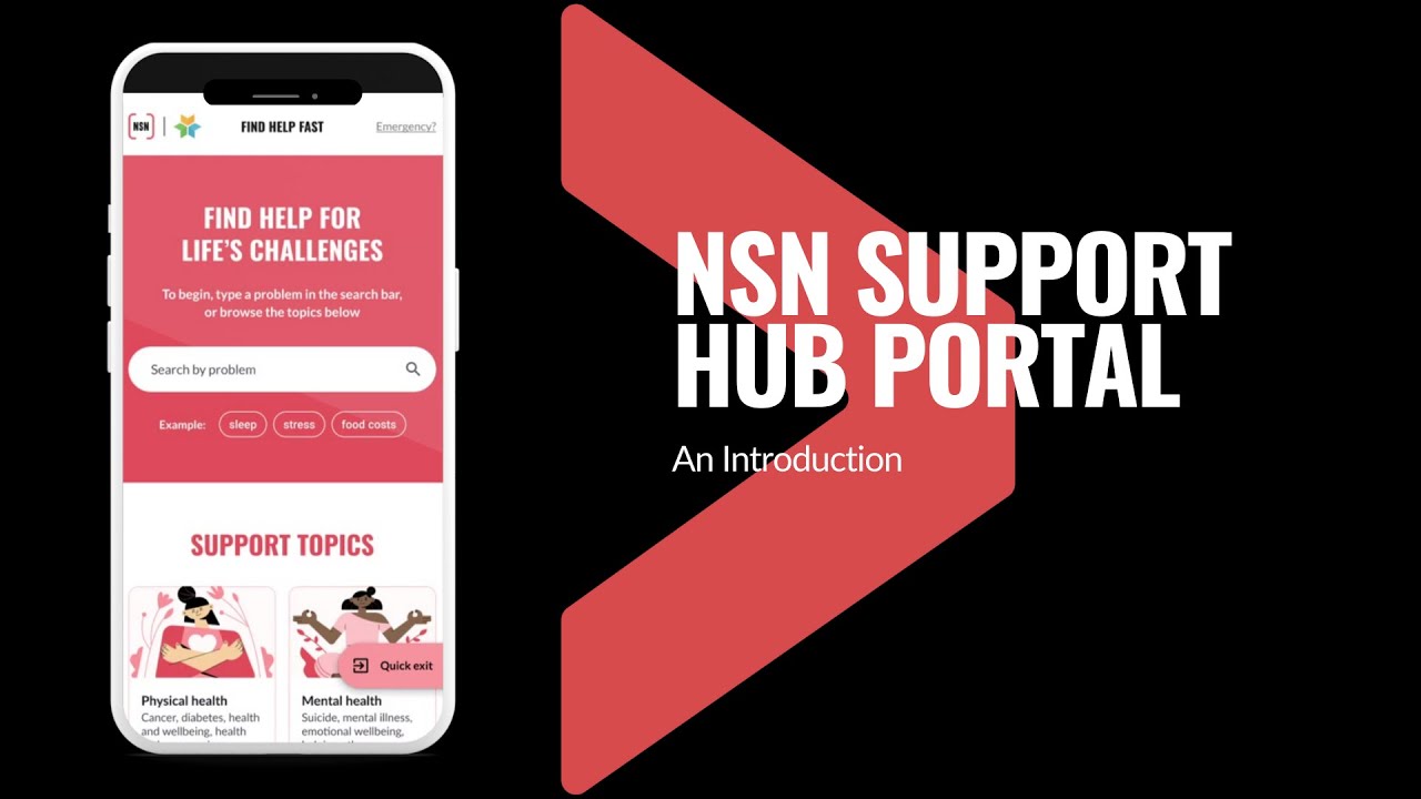 NSN Support Hub Portal - YouTube