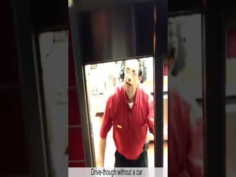 Drive thru without a car #Shorts #Short - YouTube