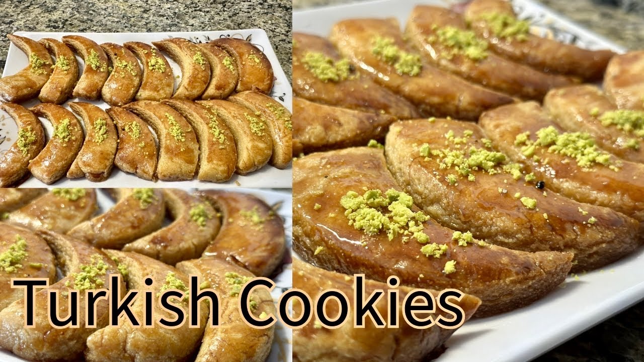 Turkish Semolina Cookies Easy Recipe.#recipe #turkishfood #cookies # ...