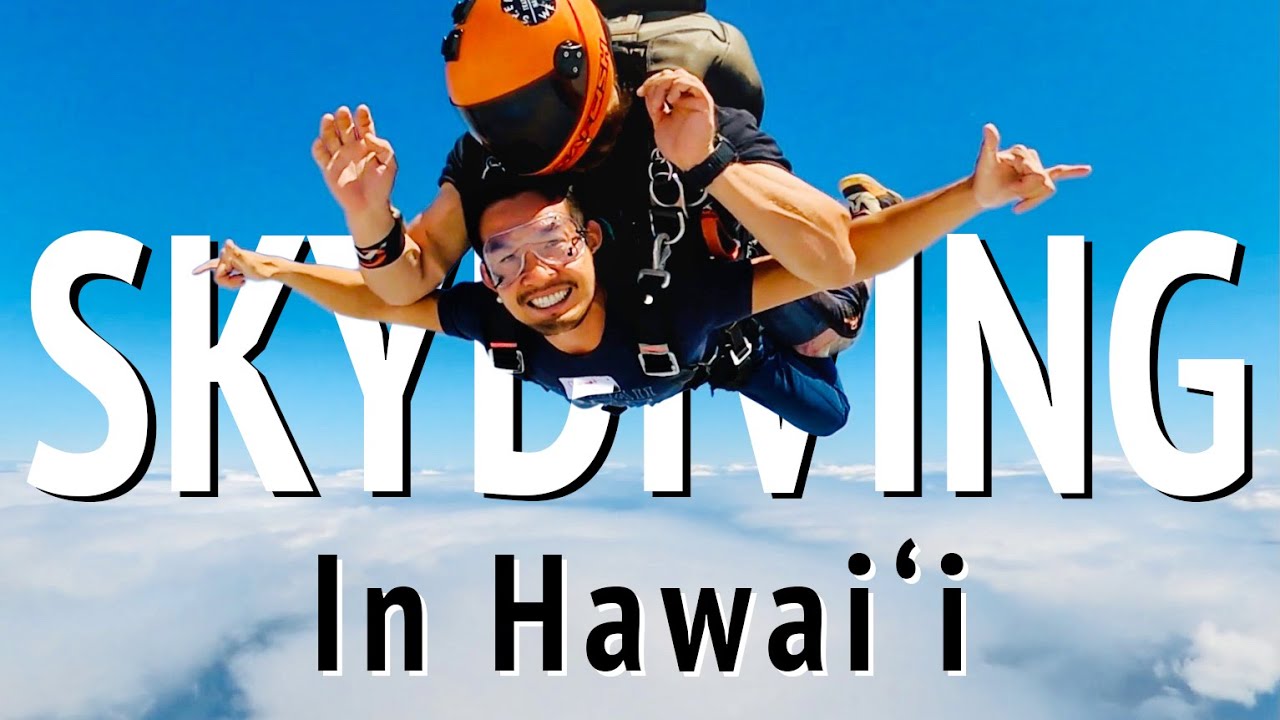 SKYDIVING in HAWAII with Pacific Skydiving 🌺🌋 Honolulu North Shore Oahu ...