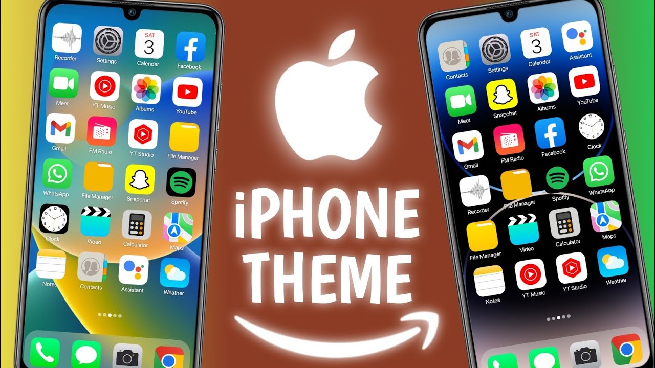 How to Install iPhone Theme For Realme, Oppo,Vivo || all Android ...