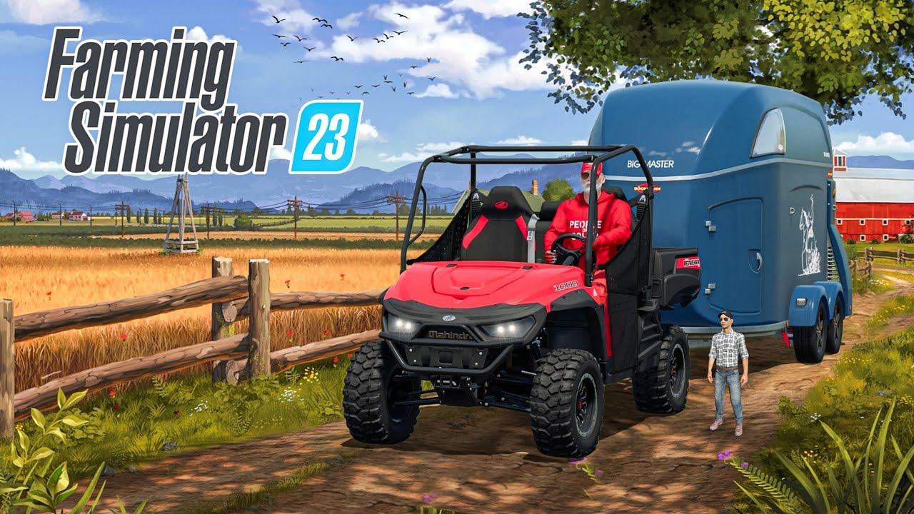 Horse Transport W/ Car & Horse Farm Upgrade In Fs23 | Farming Simulator ...