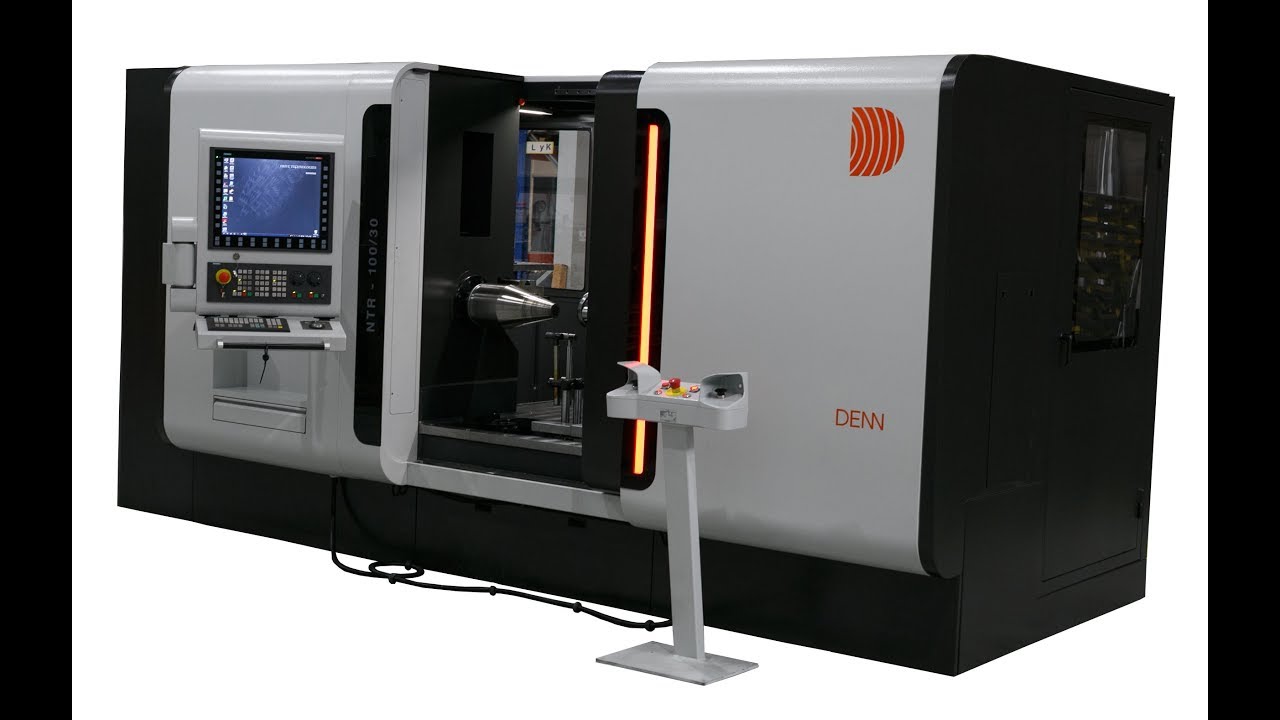 DENN spinning machine NTR-100/30 CNC - YouTube