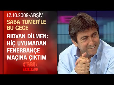 Rıdvan Dilmen: 25 futbol topuna karşılık ilk transferimi oldum - Saba Tümer'le Bu Gece - 12.10.2009