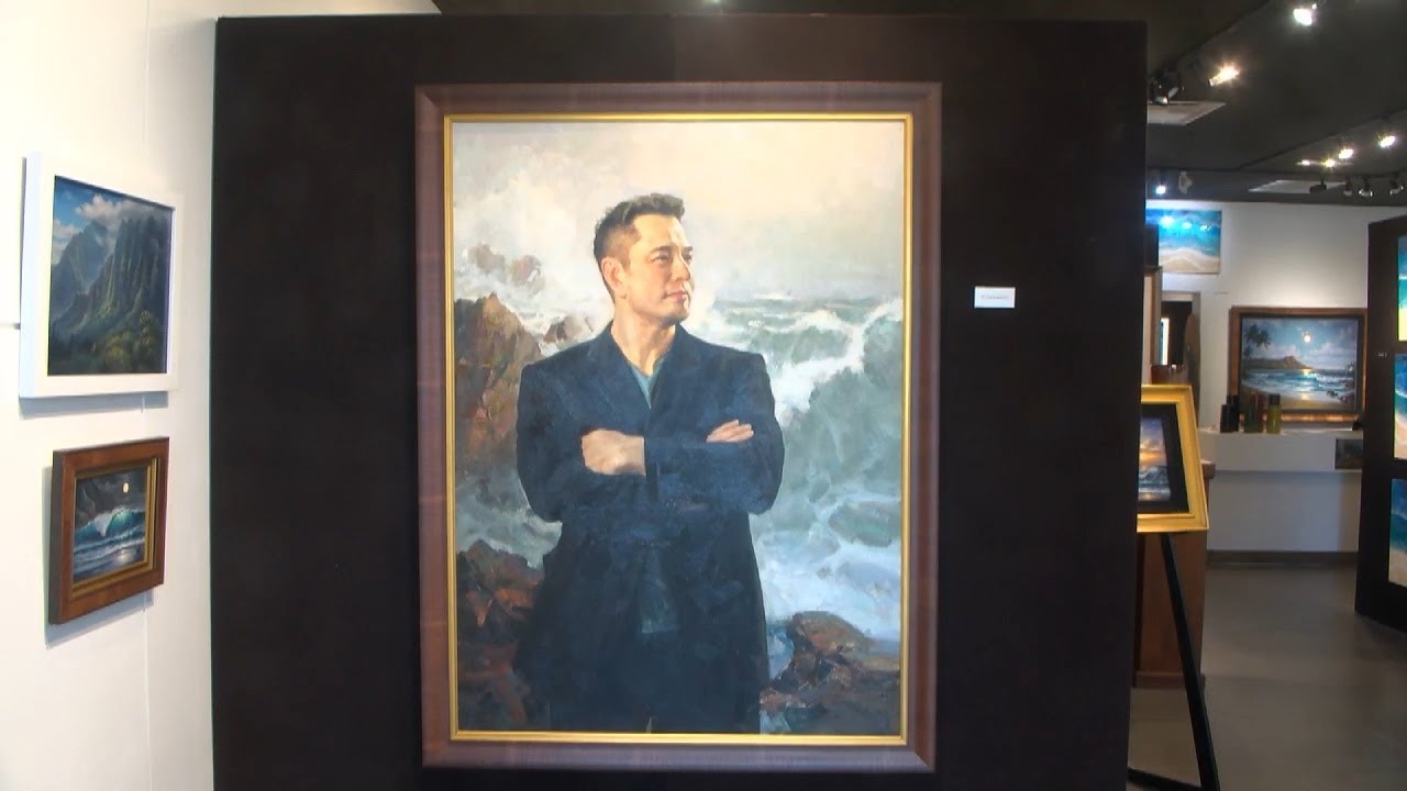 $650K Elon Musk painting catches the attention of many passersby in ...