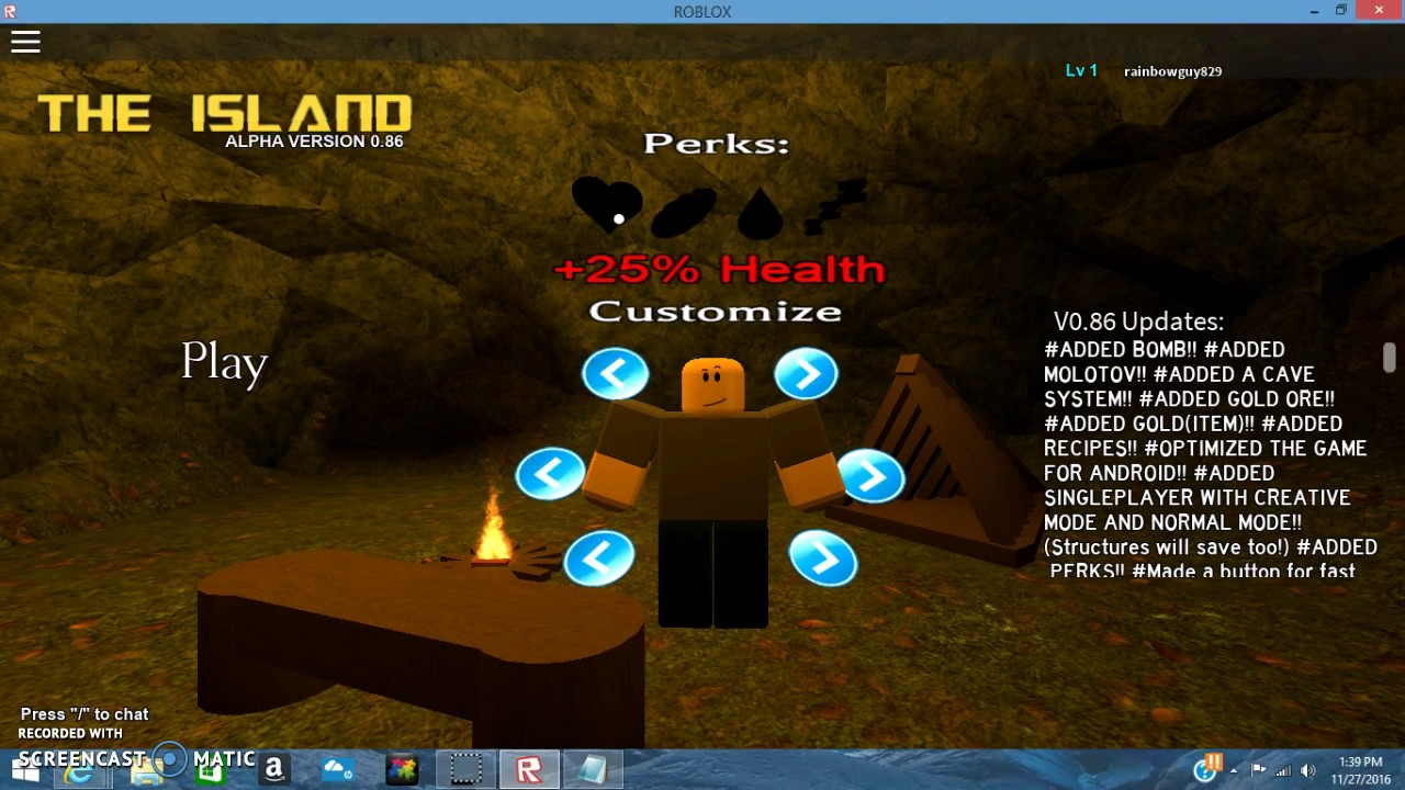 ROBLOX | The Island | I GOTS MEAT - YouTube