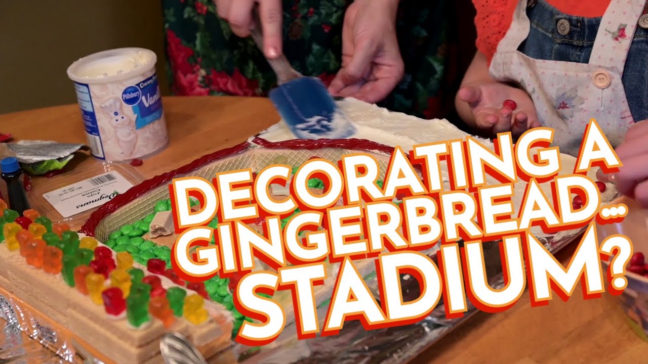 Decorating a Gingerbread … Stadium? - YouTube