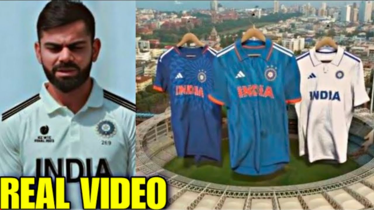 Watch BCCI Launched New Indian Cricket Team Adidas Jersey Ahed of IND ...