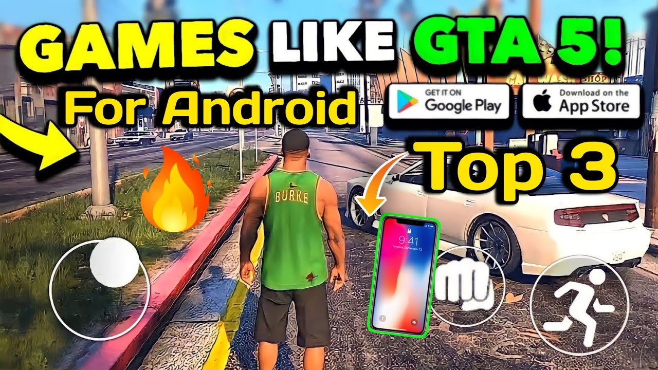 Top 3 Best GTA 5 Like Games For Android | High Graphics (Online/Offline ...