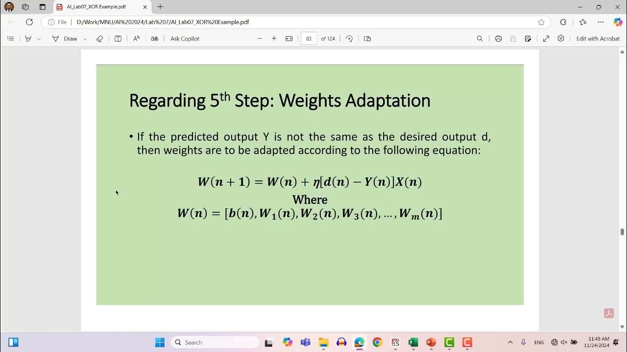 Simple Multi-Layer Perceptron MLP - XOR Example - YouTube