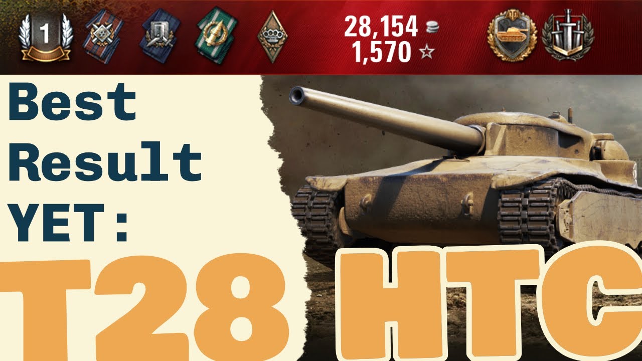 Is this overpowered at Tier 7? T28 HTC - YouTube