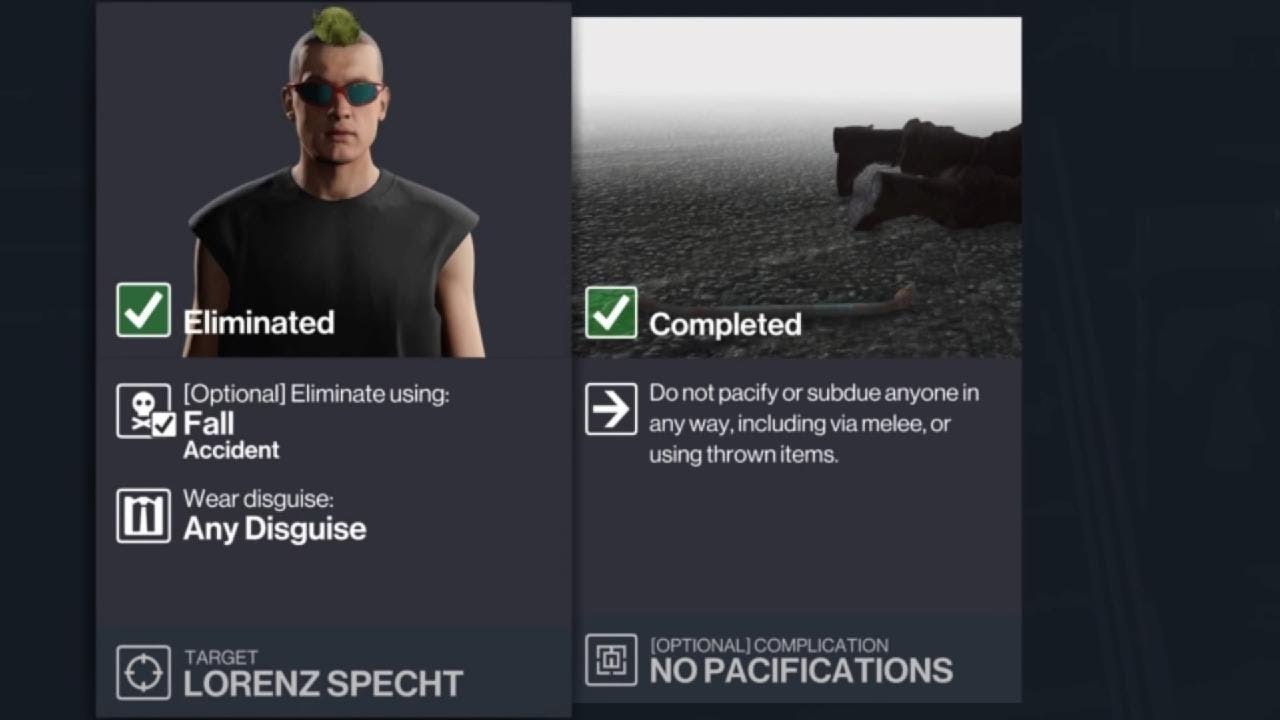 HITMAN 3 - Fall to the Bottom (Pyro-pylon's contract) strat 1 - 4 - YouTube