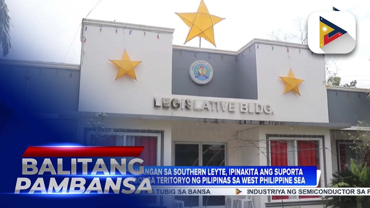 Bayan ng Hinunangan, Southern Leyte, ipinakita ang suporta sa ...