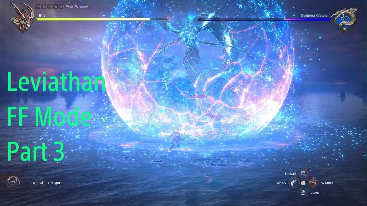 Final Fantasy XVI Leviathan Boss Fight FF Mode Part 3 - YouTube