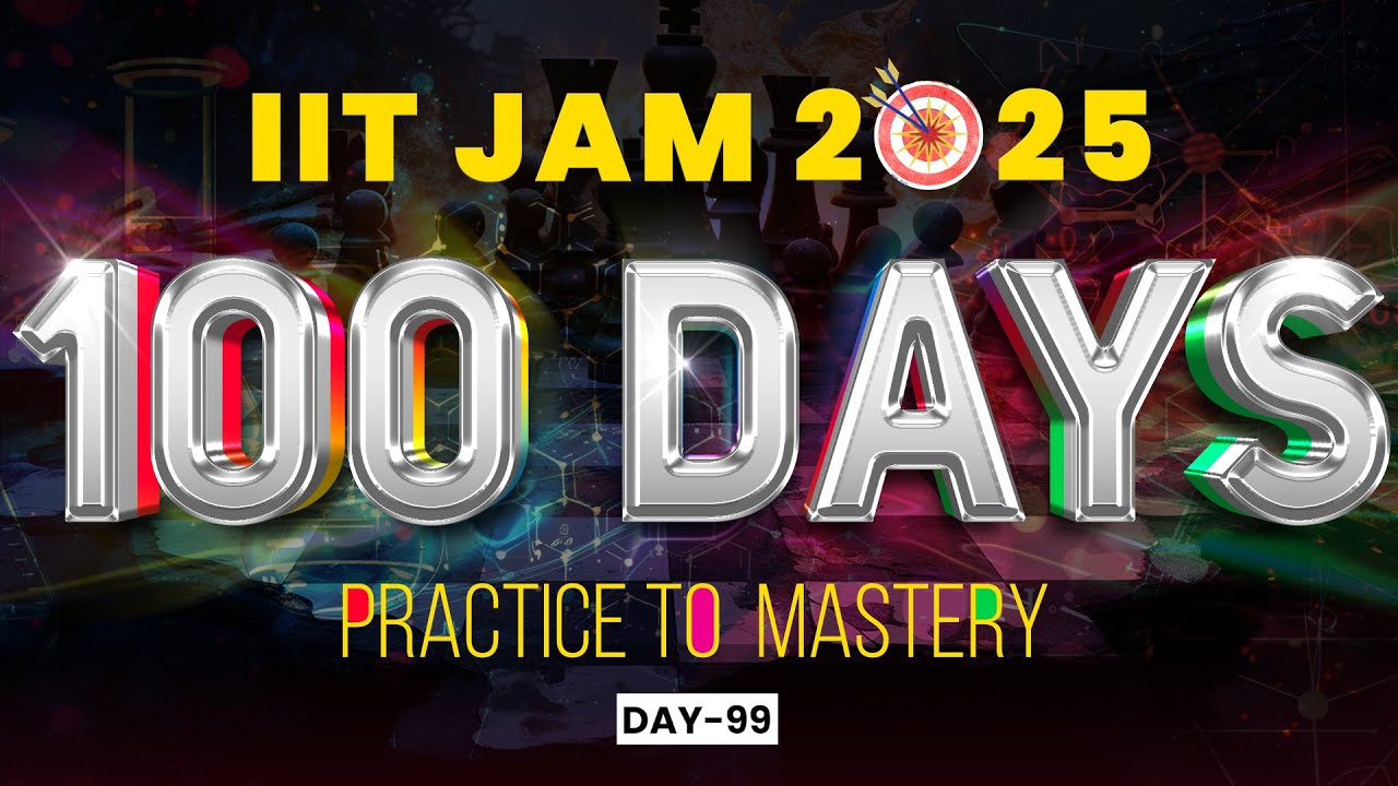 Day 99 IIT JAM Biotechnology Questions 100 Days Challenge Target IIT ...