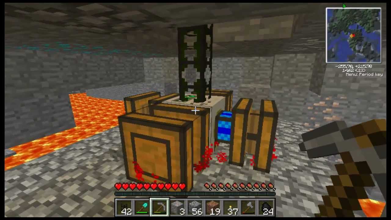 Percy Plays Tekkit - Part 7 - Geothermal Generator - YouTube