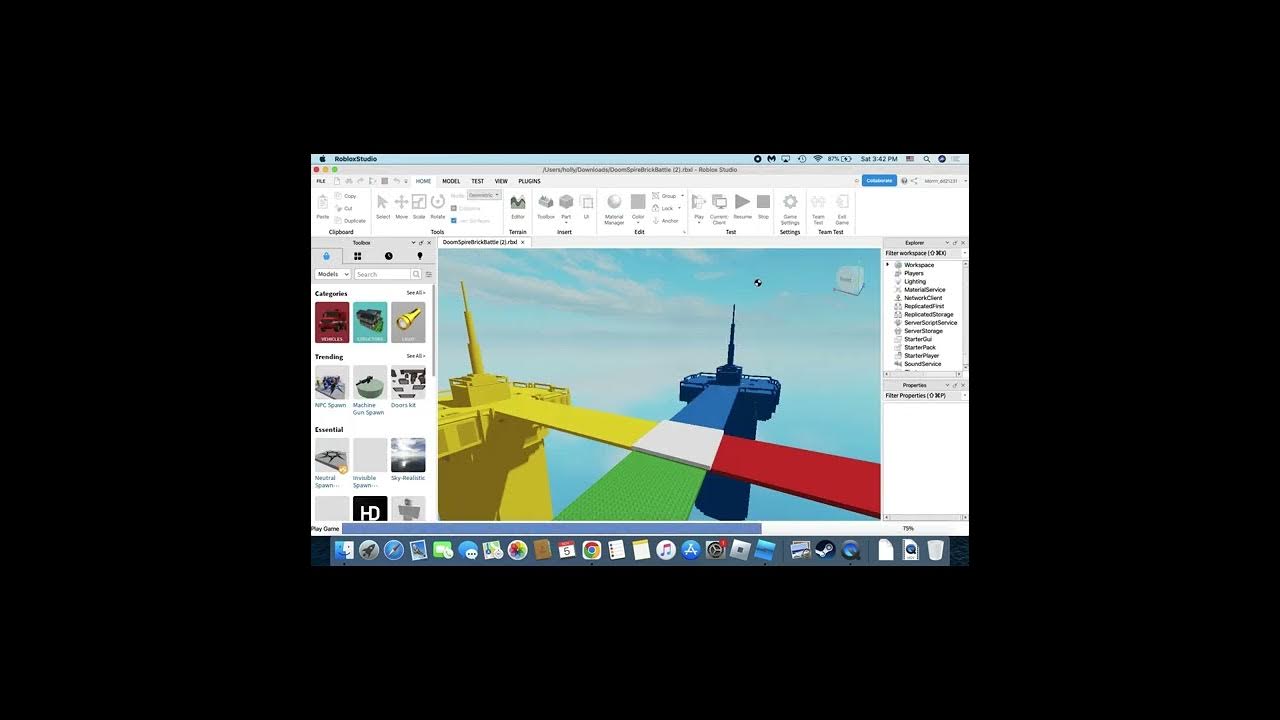RobloxStudios | How to get Doomspires BrickBattle UNCOPYLOCKED! | - YouTube