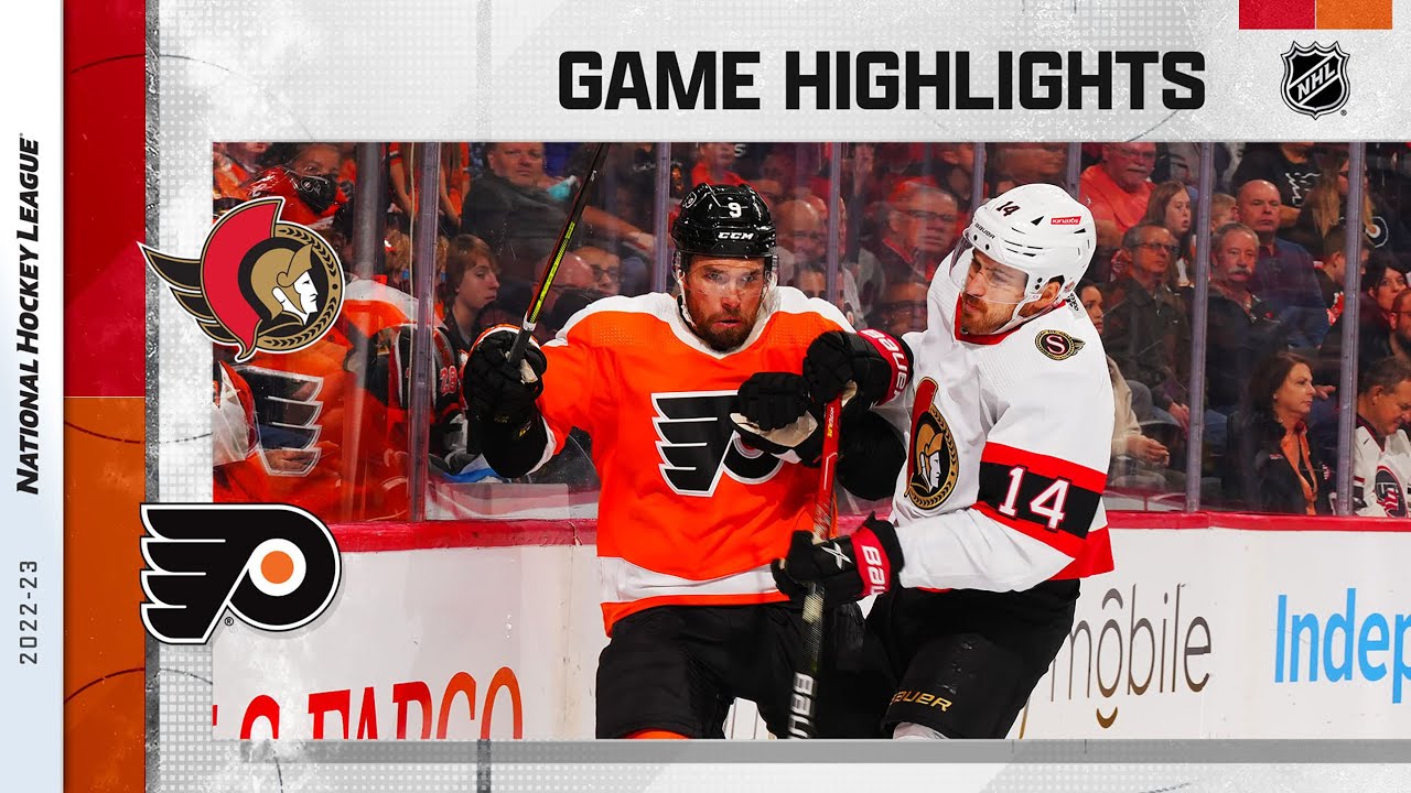 Senators @ Flyers 11/12 | NHL Highlights 2022 - YouTube
