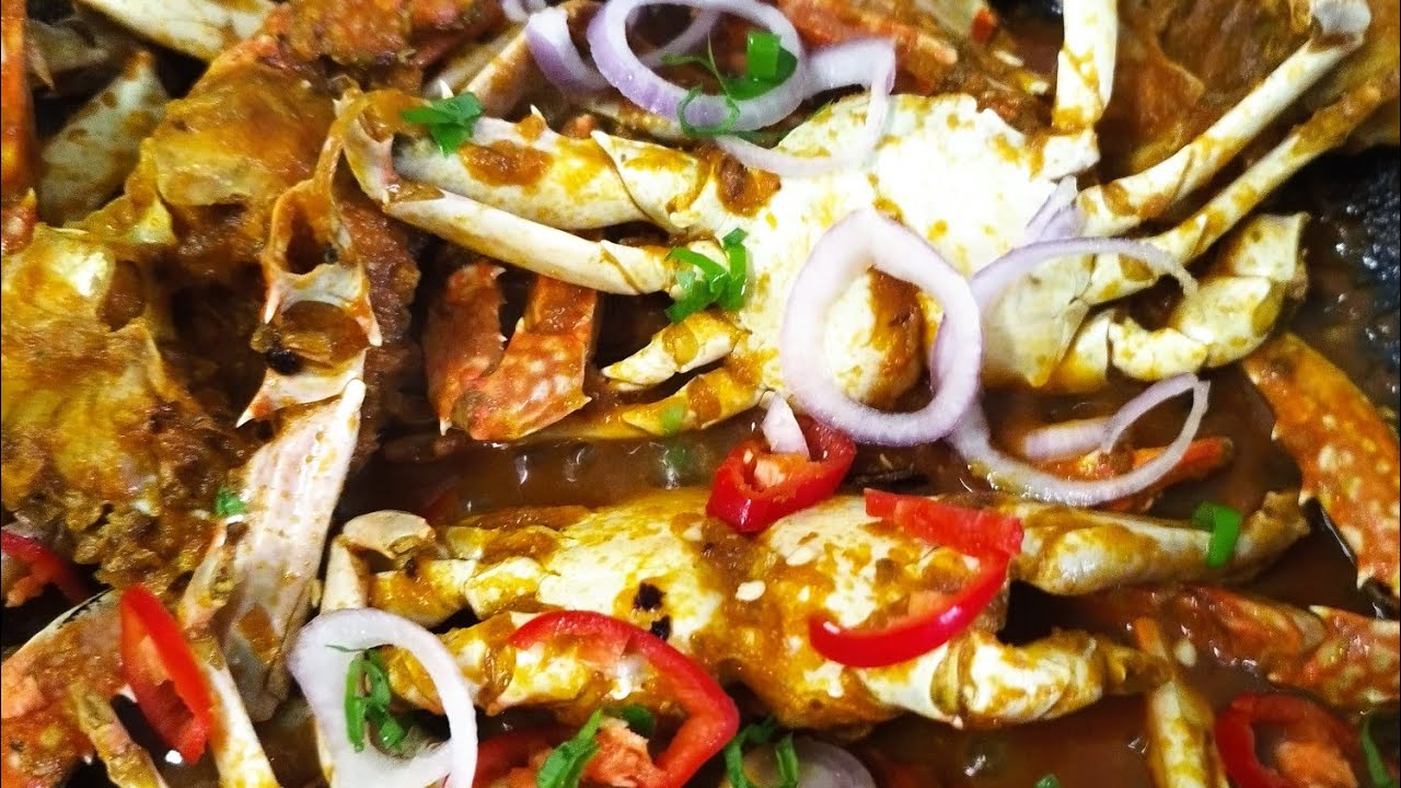 Crab masala || crab curry without coconut || ketam berempah - YouTube