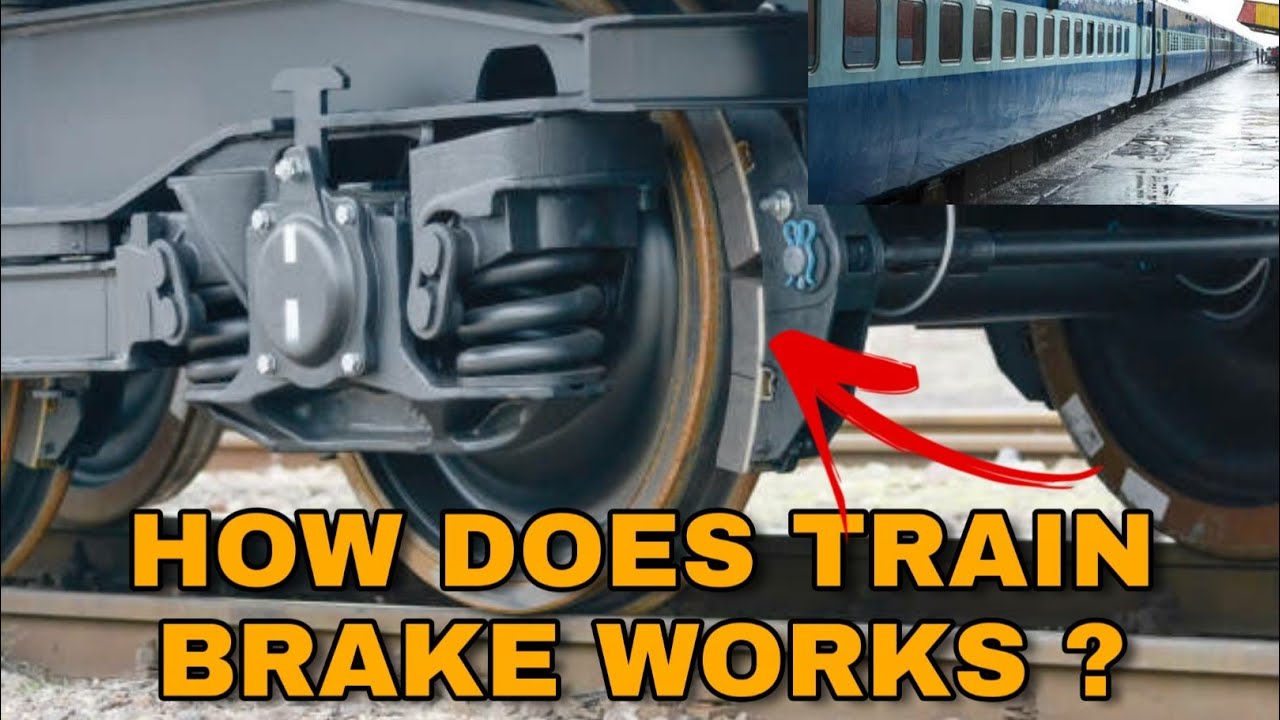 How does train brakes works | icf coaches | Indian railways | braking ...