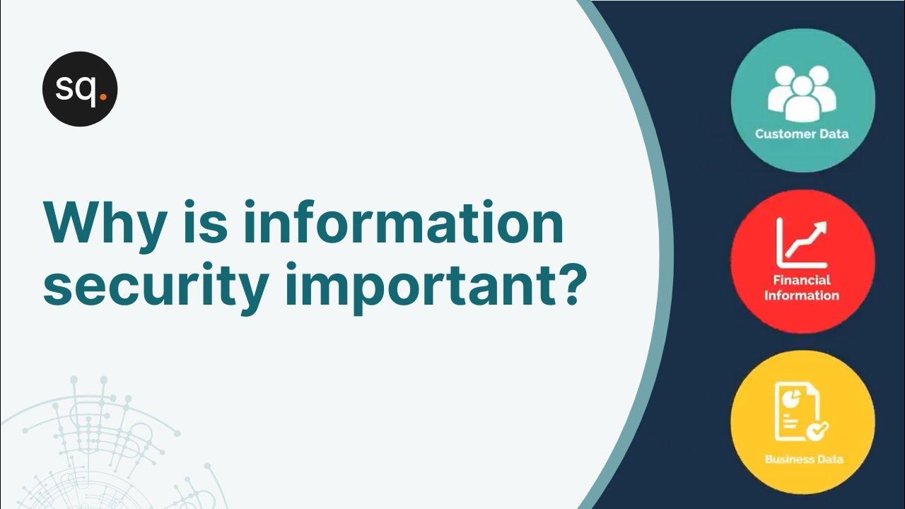Why is Information Security important? - Cybersecurity Awareness ...