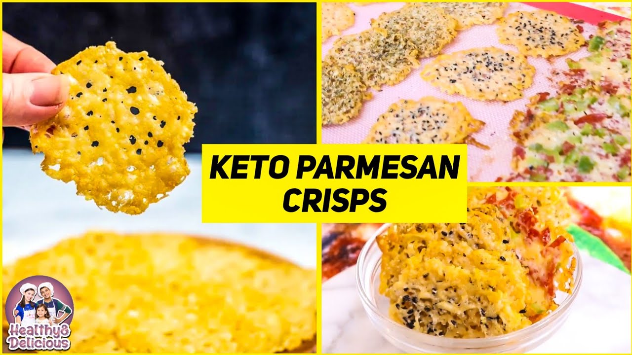 How to Make Delicious Keto Parmesan Crisps (Keto Snack) - YouTube